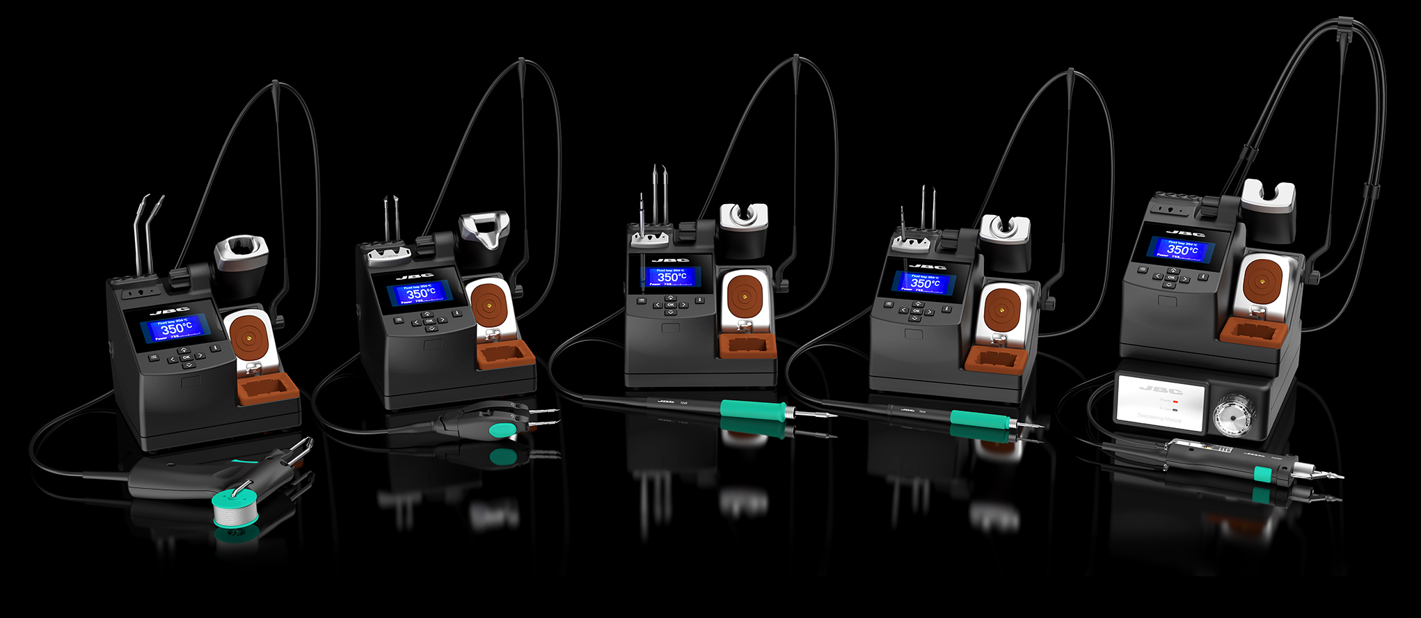 JBC Soldering and Rework equipment for electronics