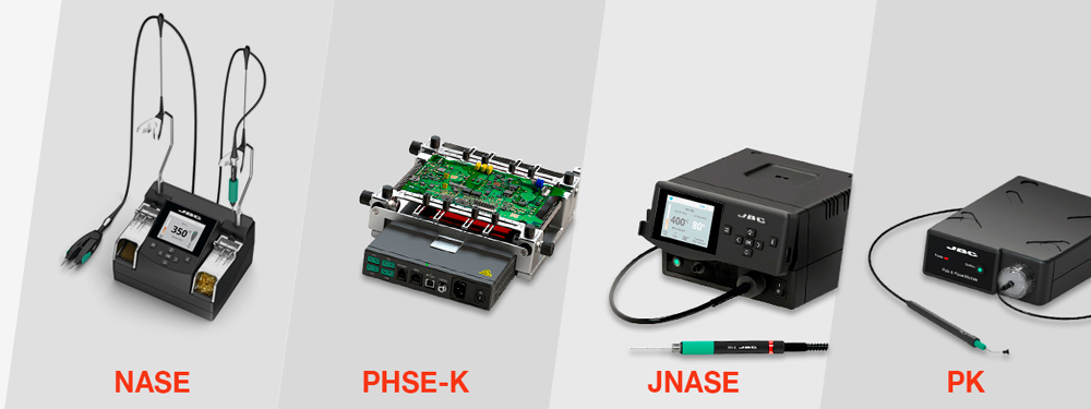 JBC Soldering and Rework equipment for electronics